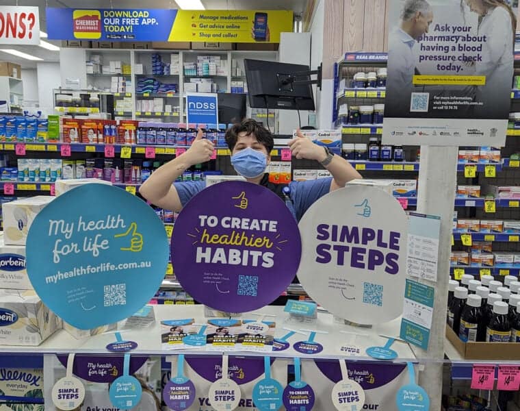 My health for life makes healthy happen with Queensland pharmacies