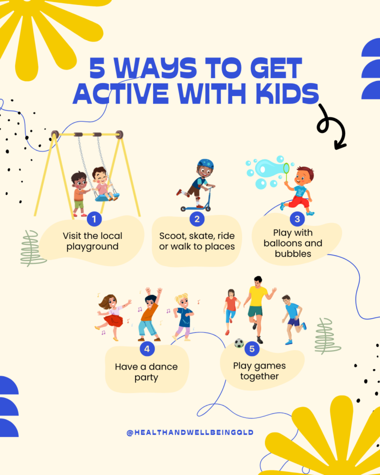 How to get active with your kids when you’re time poor