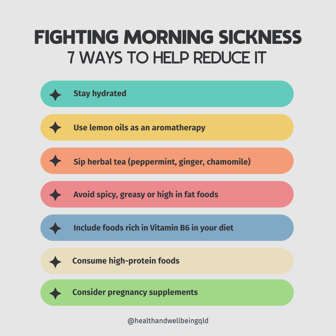 Fight morning sickness: 7 ways to help reduce it